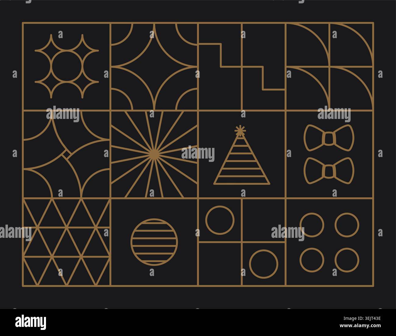 new year eve geometric vector Stock Vector Image & Art - Alamy