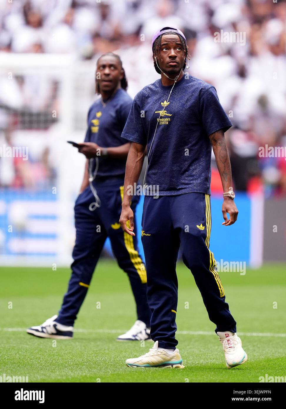 Arsenal’s Noni Madueke ahead of the UEFA Champions League Final at the ...