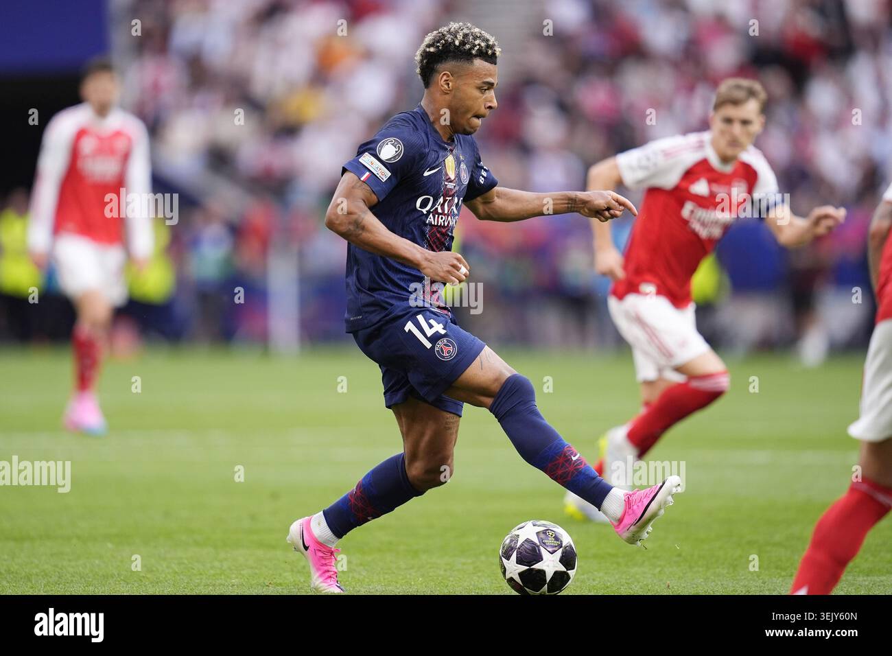 IPA85192696 - Desire Doue of Paris Saint Germain during the UEFA ...