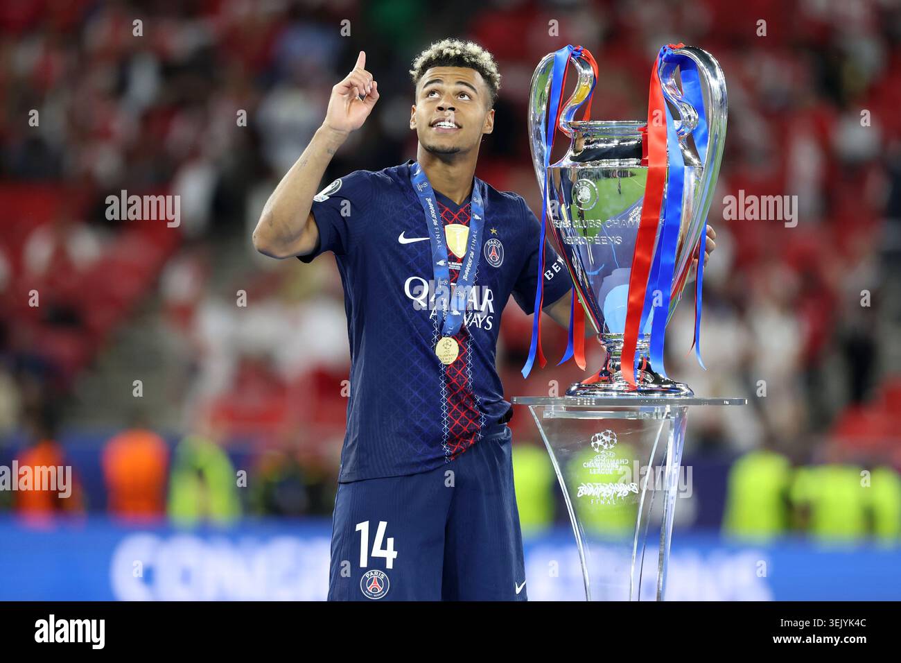 Desire doue champions league final hi-res stock photography and images ...
