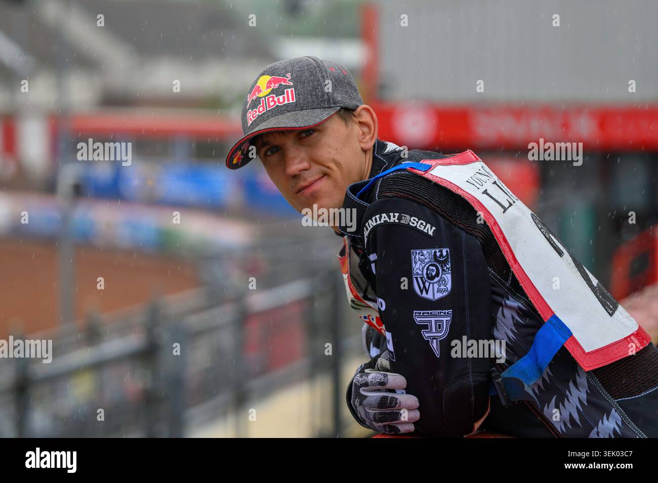Maciej Janowski of Poland during the Speedway GP Qualifying Round 3 at ...