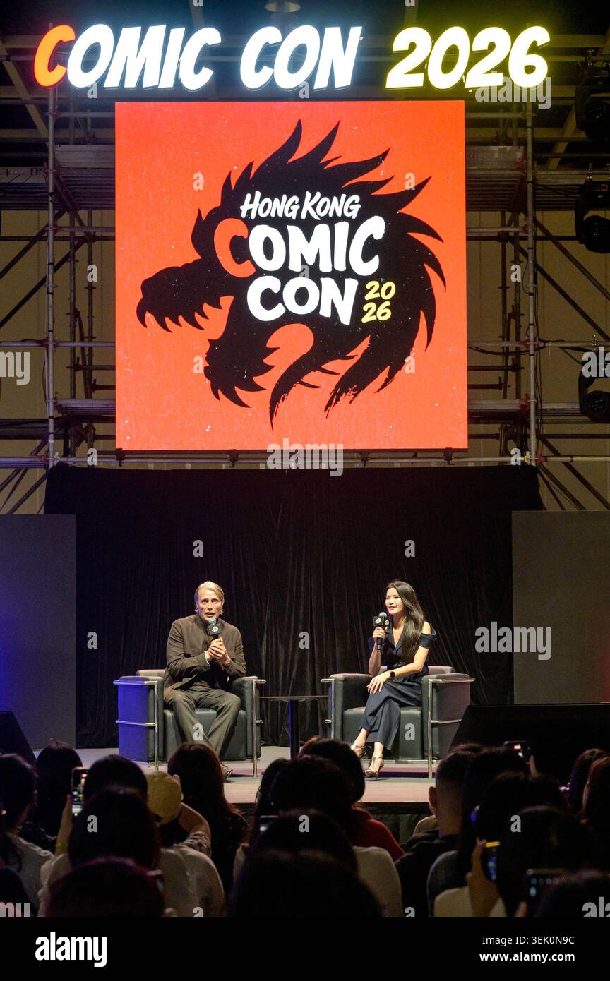 Mads Mikkelsen at the Hong Kong Comic Con 2026 in the Hong Kong ...