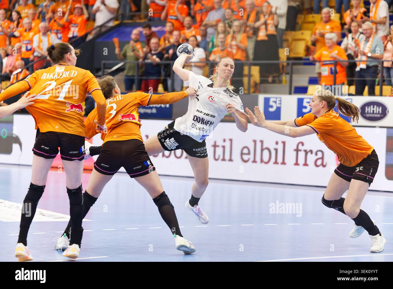 Odense, Denmark. 30th, May 2026. Henny Reistad (25) of Team Esbjerg ...