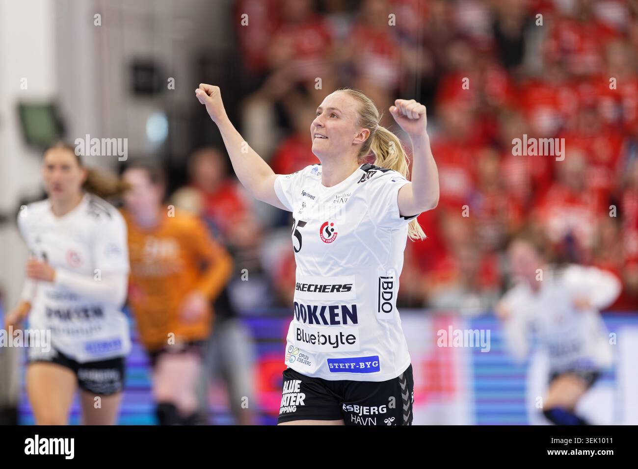 Odense, Denmark. 30th, May 2026. Henny Reistad (25) of Team Esbjerg ...