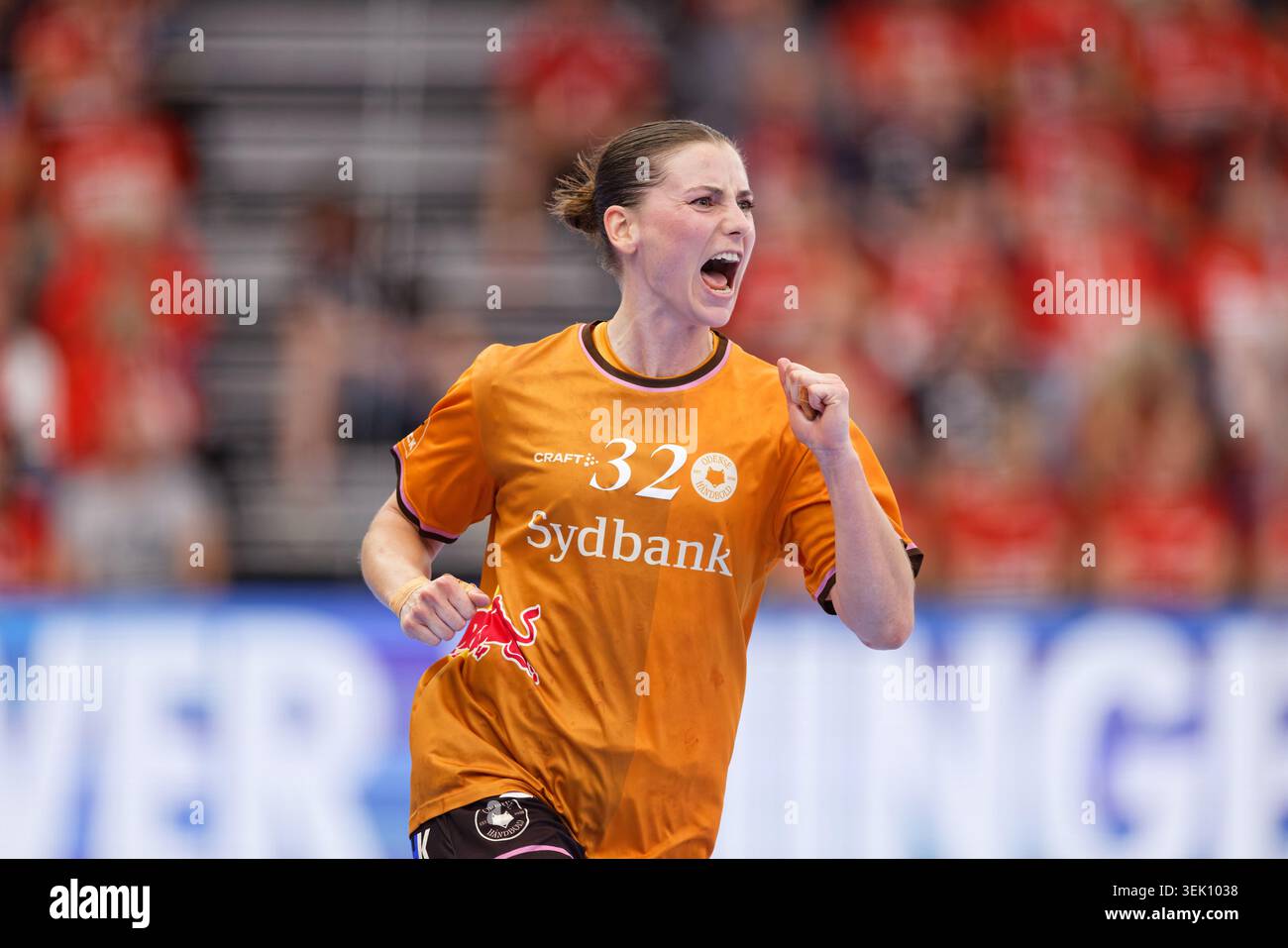 Odense, Denmark. 30th, May 2026. Mie Hojlund (32) of Odense Handball ...