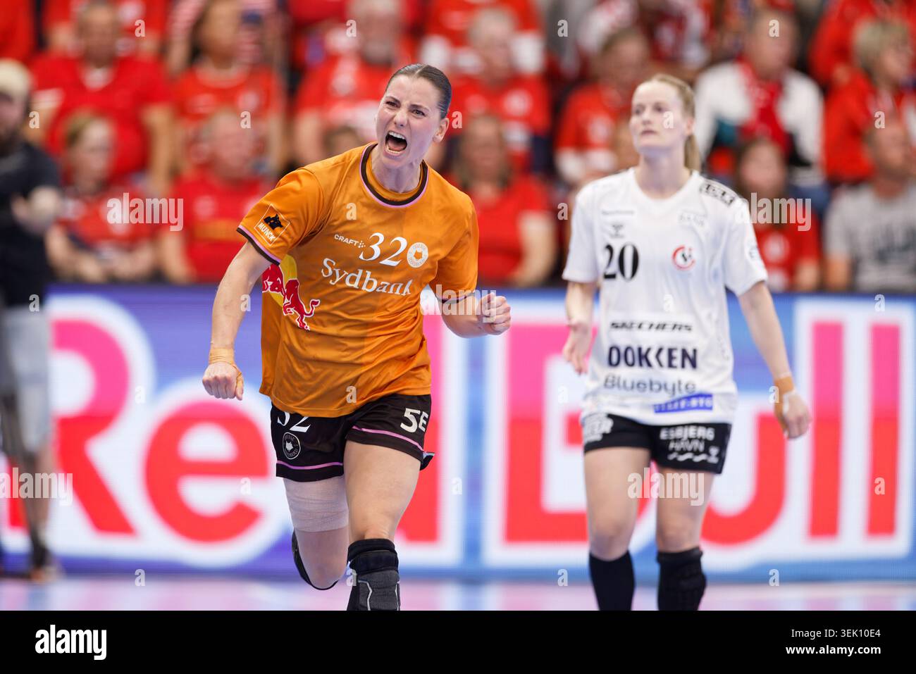 Odense, Denmark. 30th, May 2026. Mie Hojlund (32) of Odense Handball ...