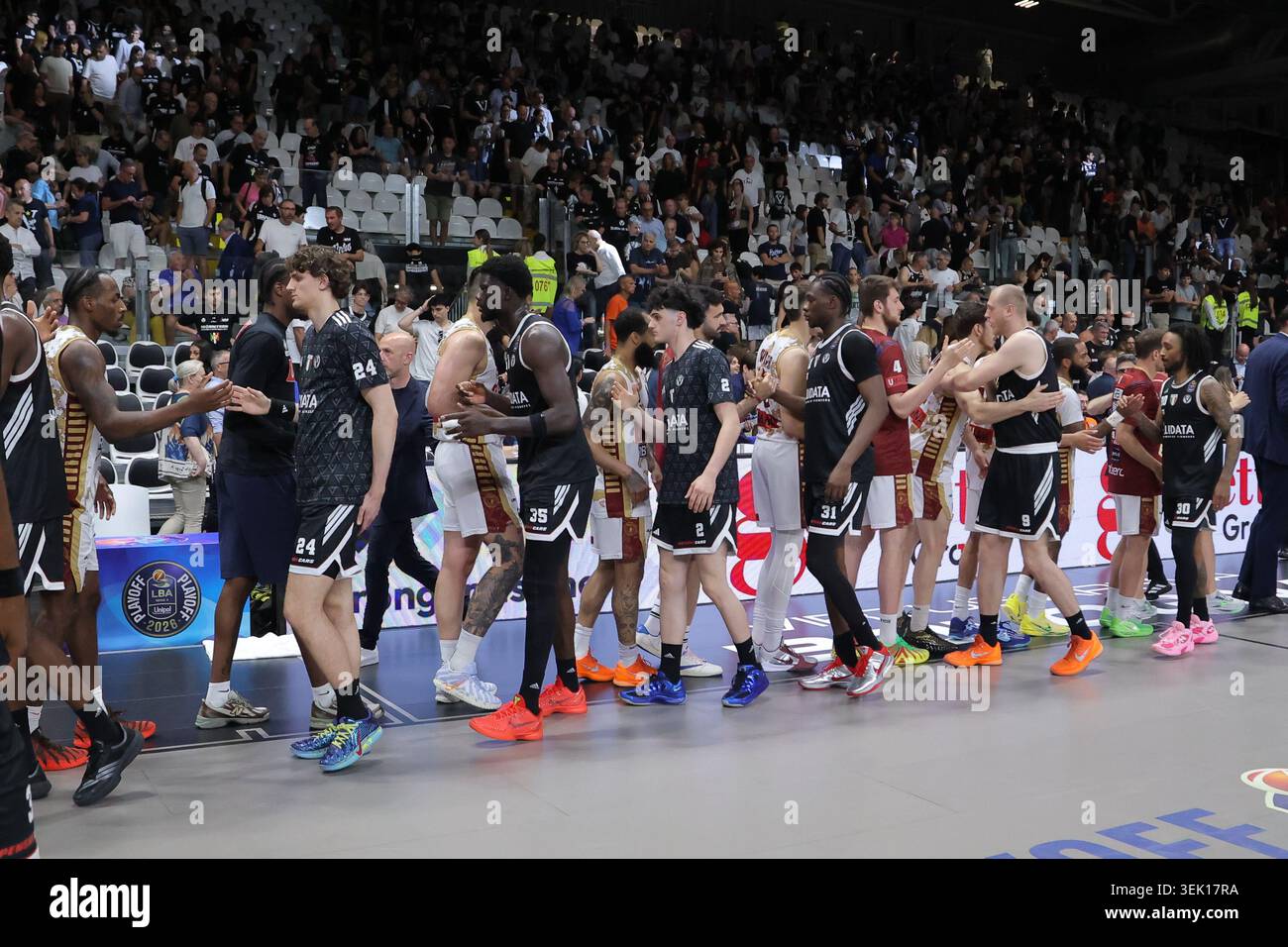 IPA85207150 - teams at the goodbyes during Playoff - Semifinal - Virtus ...