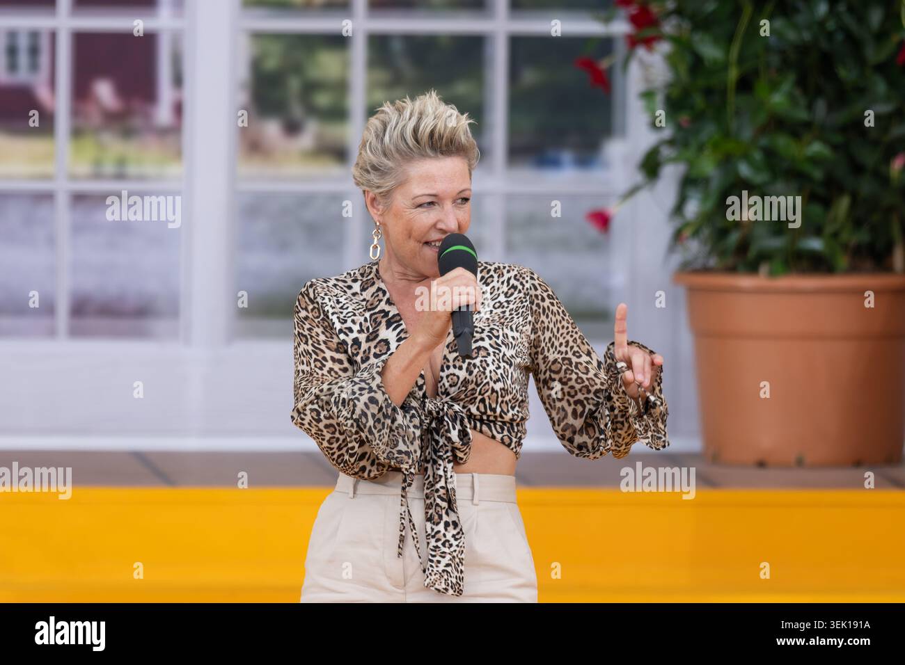 31 May 2026, Baden-Württemberg, Rust: Singer Alexandra Hofmann performs ...