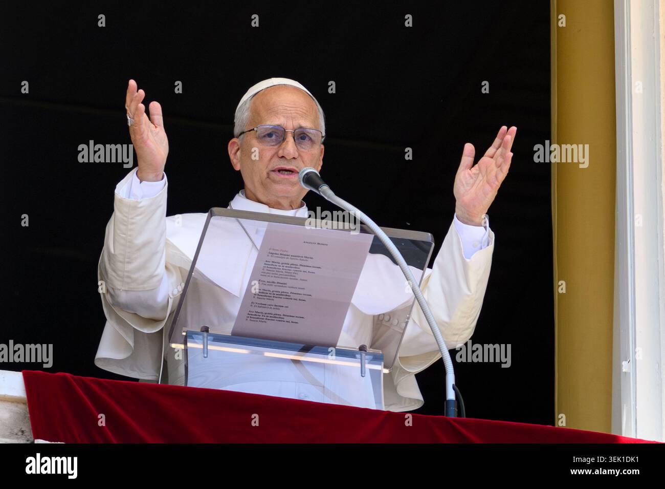 IPA85208431 - Italy, Rome, Vatican, 2026/5/31.Pope Leo XIV waves to the ...