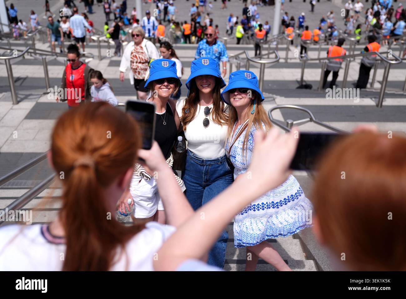 Fans on Wembley Way ahead of the Adobe Women's FA Cup final at Wembley ...