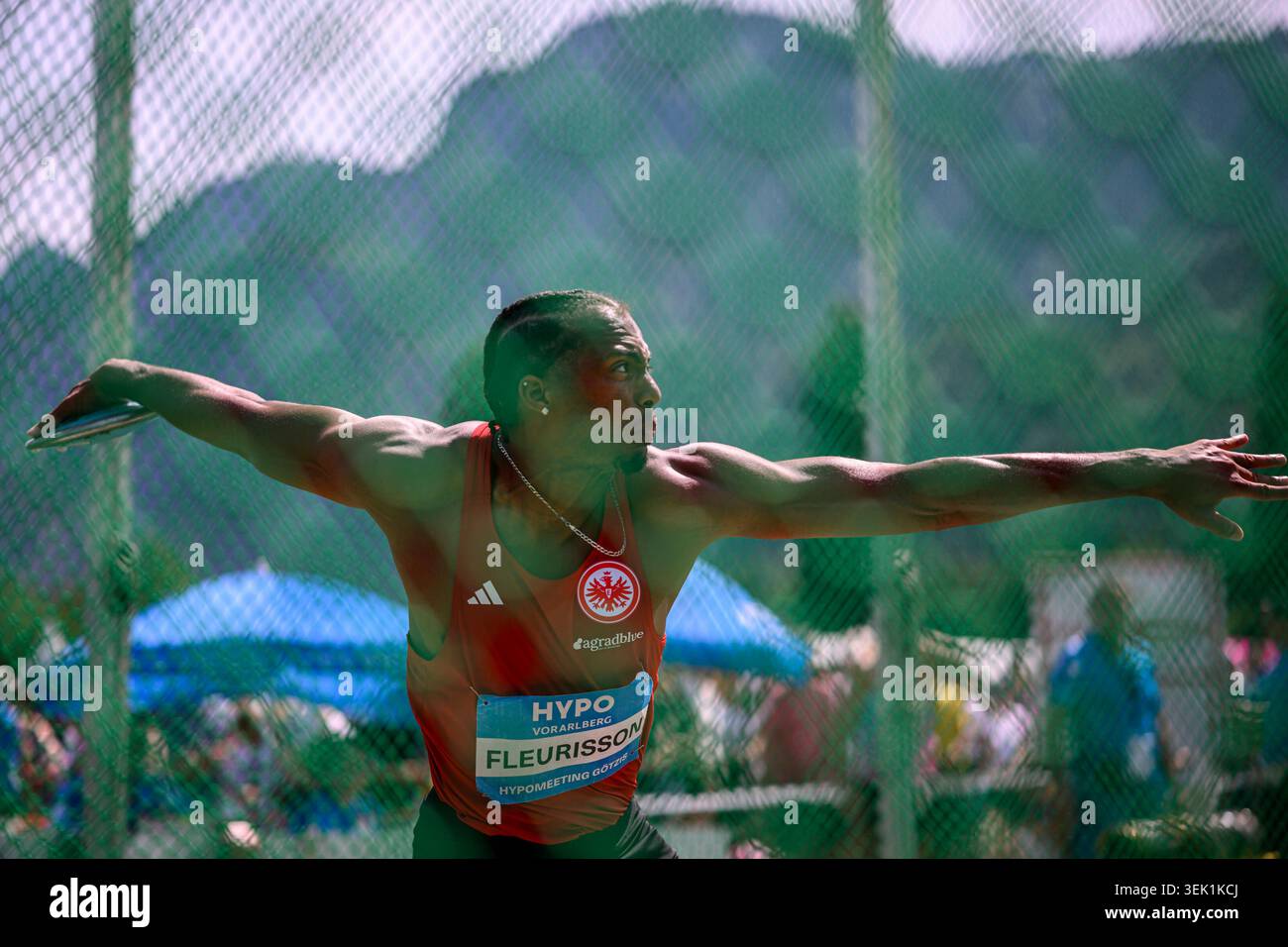 Fred Issac FLEURISSON (GER, LG Eintracht Frankfurt) AUT, Track and ...