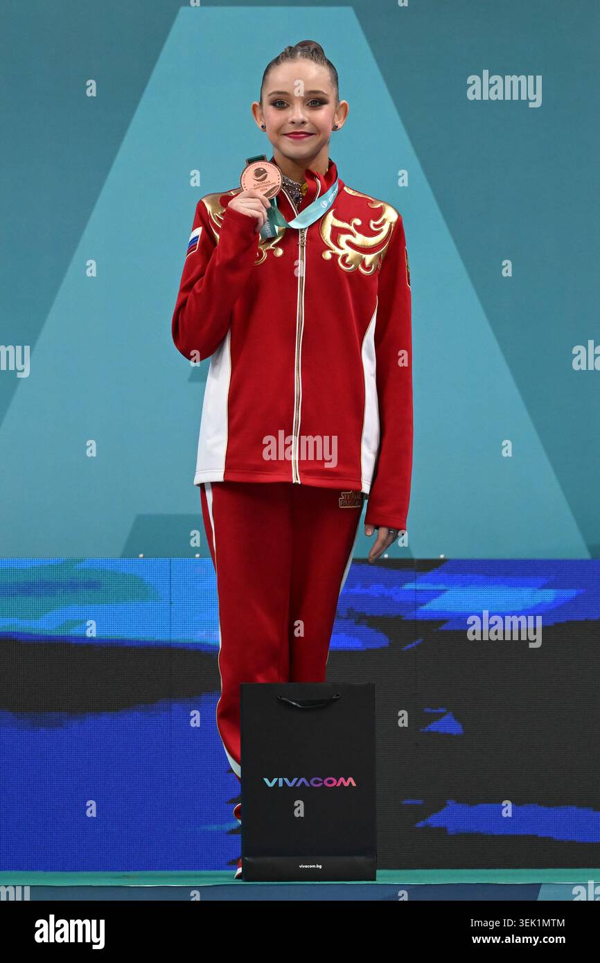 IPA85209977 - ILTERIAKOVA Sofiia (RUS) bronze medal during European ...