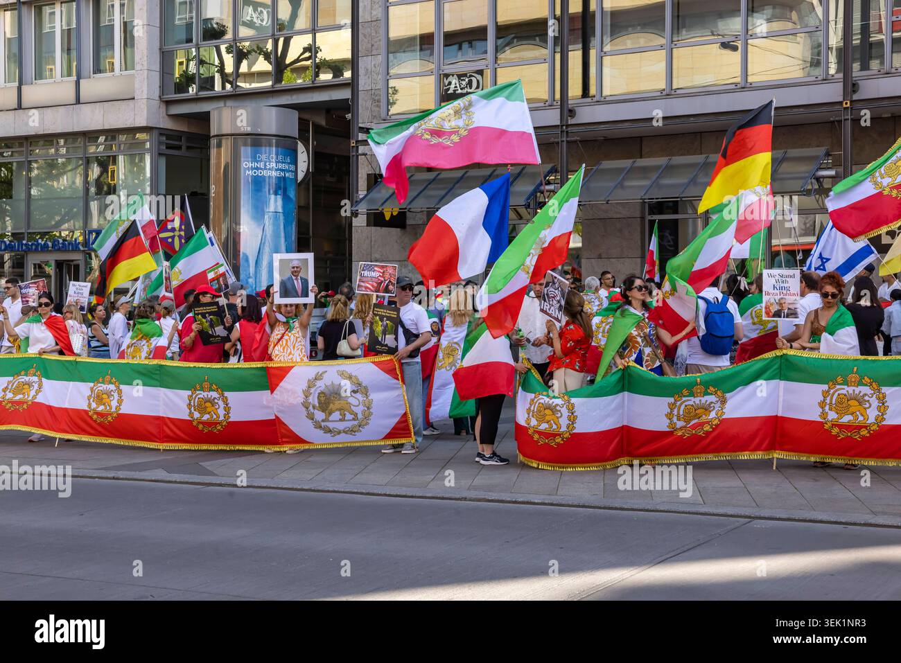 Iran Demonstration in Stuttgart. // 30.05.2026, Stuttgart, Baden ...
