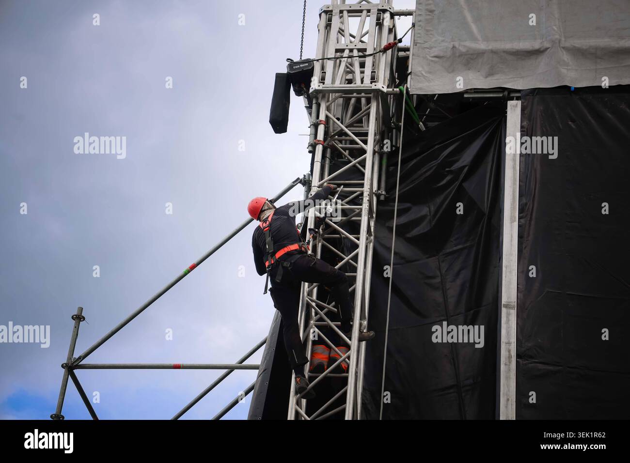 31.05.2026, Schladming, AUT, Unterwegs in Steiermark, Aufbau ...