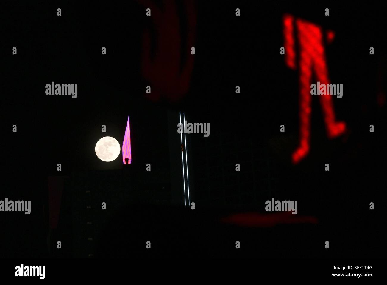 A Bule Moon in the sky in Hong Kong, May 31, 2026. NEXPHER/Kobe Li ...
