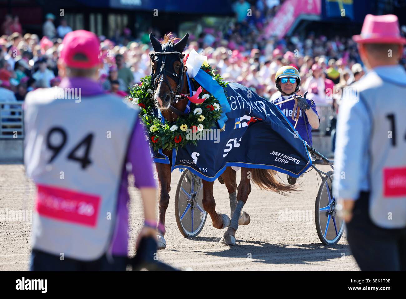 STOCKHOLM, SWEDEN 20260531Björn Goop and the horse Pro win the ...