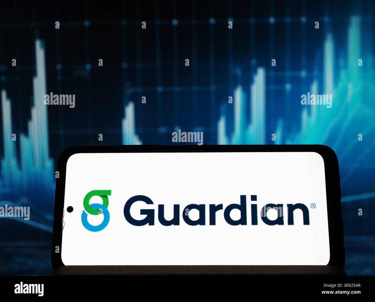 In this photo illustration, The Guardian Life Insurance Company of ...