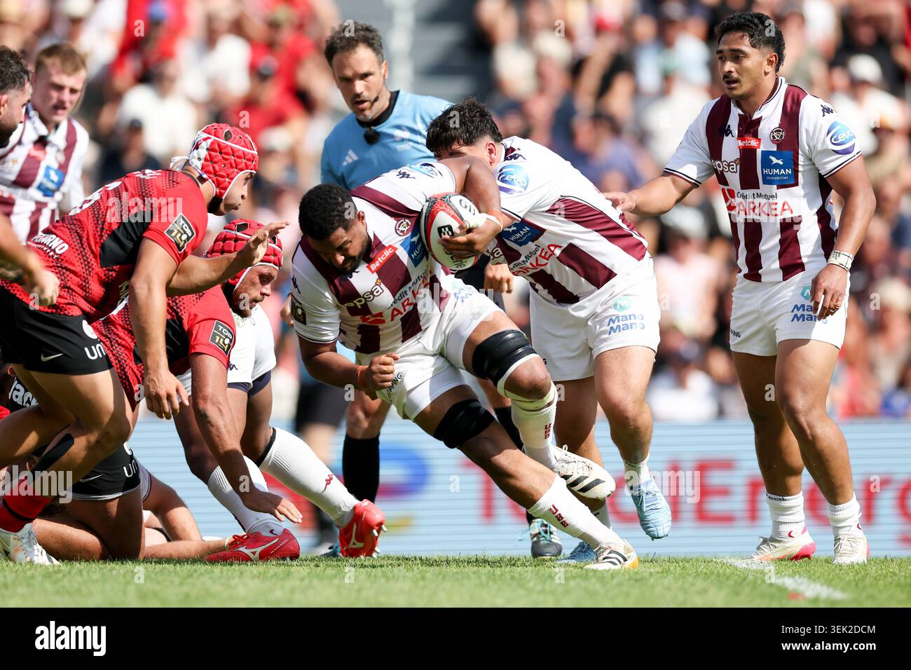 Boris PALU of Bordeaux during the Top 14 match between Toulon and ...