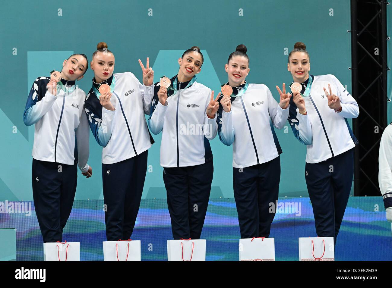 IPA85215707 - Israel group bronze medal during European Championships ...