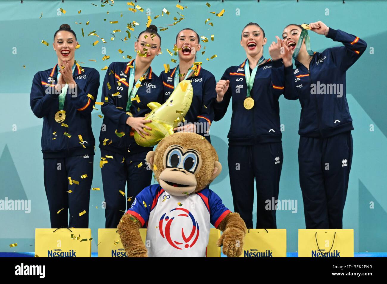 IPA85215811 - Group SPAIN Gold Medal during European Championships in ...