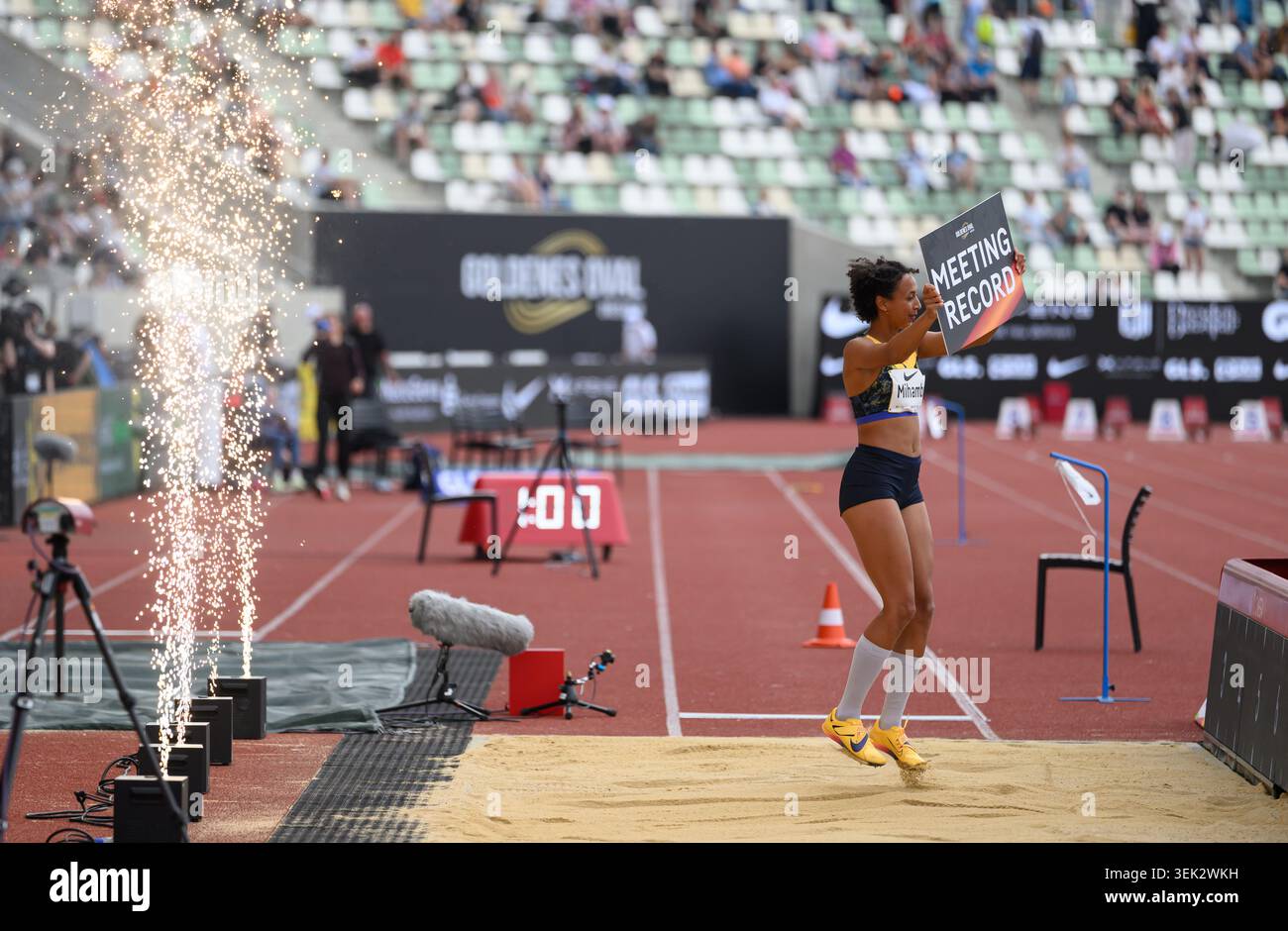 31 May 2026, Saxony, Dresden: Athletics: Meeting "Golden Oval", Heinz ...