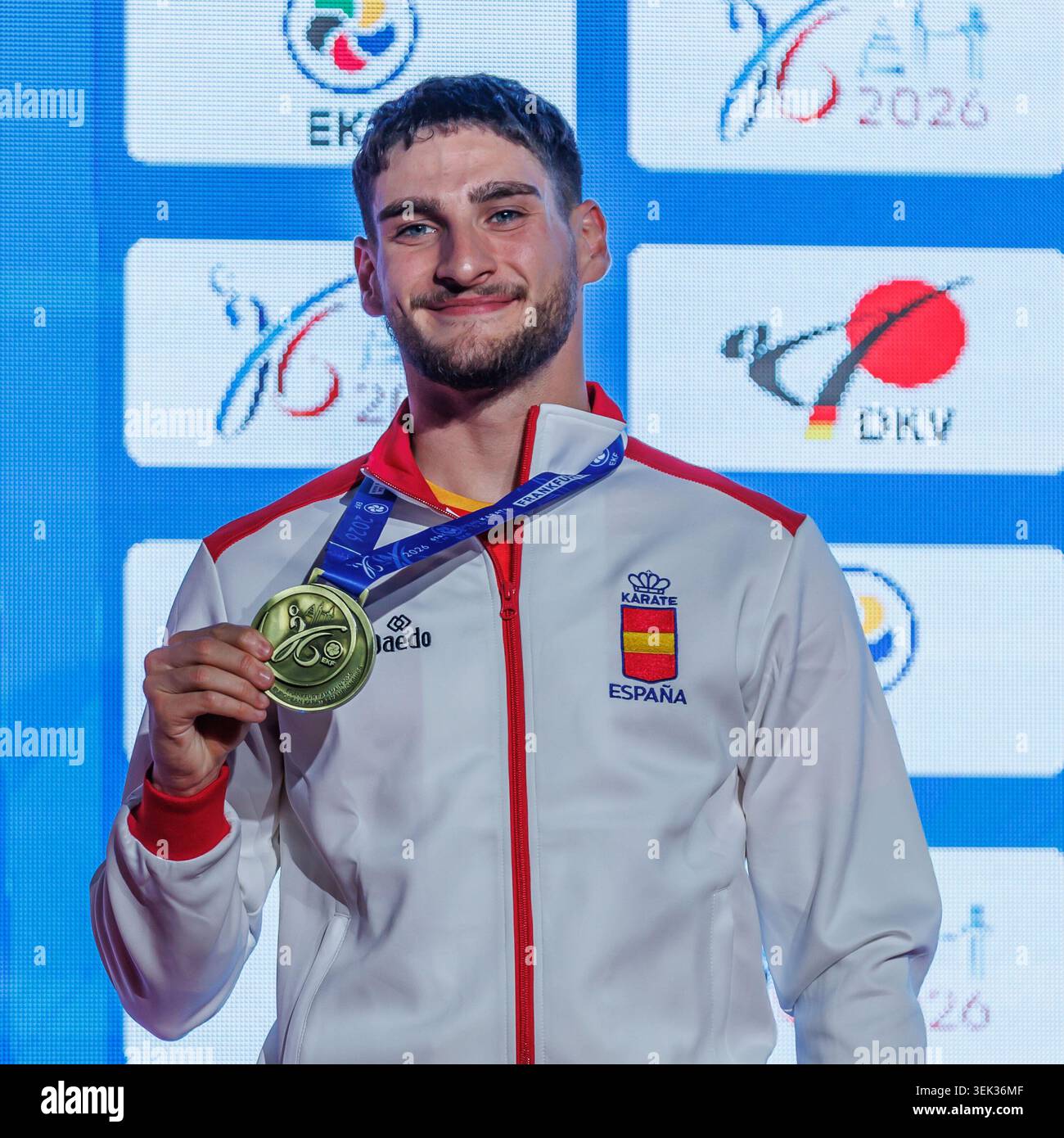 Award ceremony Kata Men; Raul Martin Romero (ESP); Third place, bronze ...