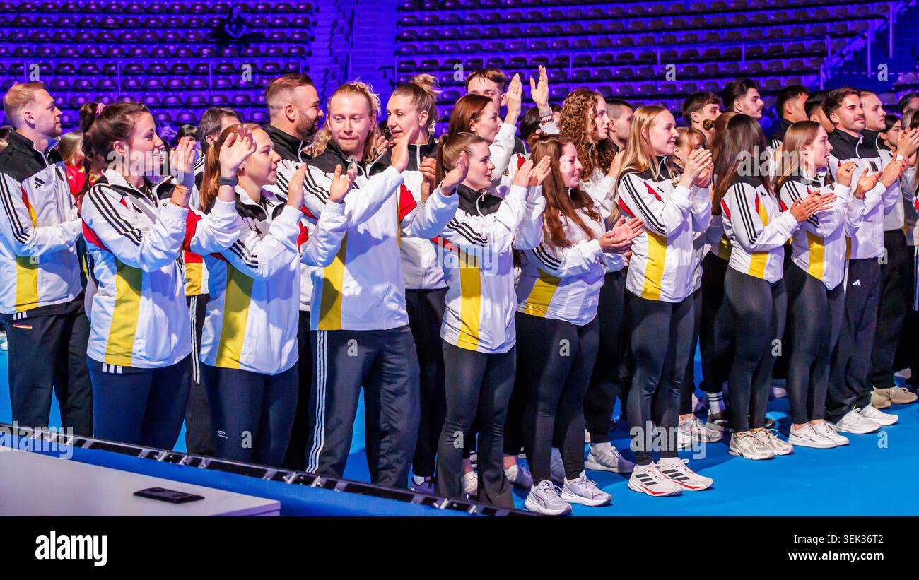 German team at the opening ceremony, 22.05.2026, Frankfurt am Main ...