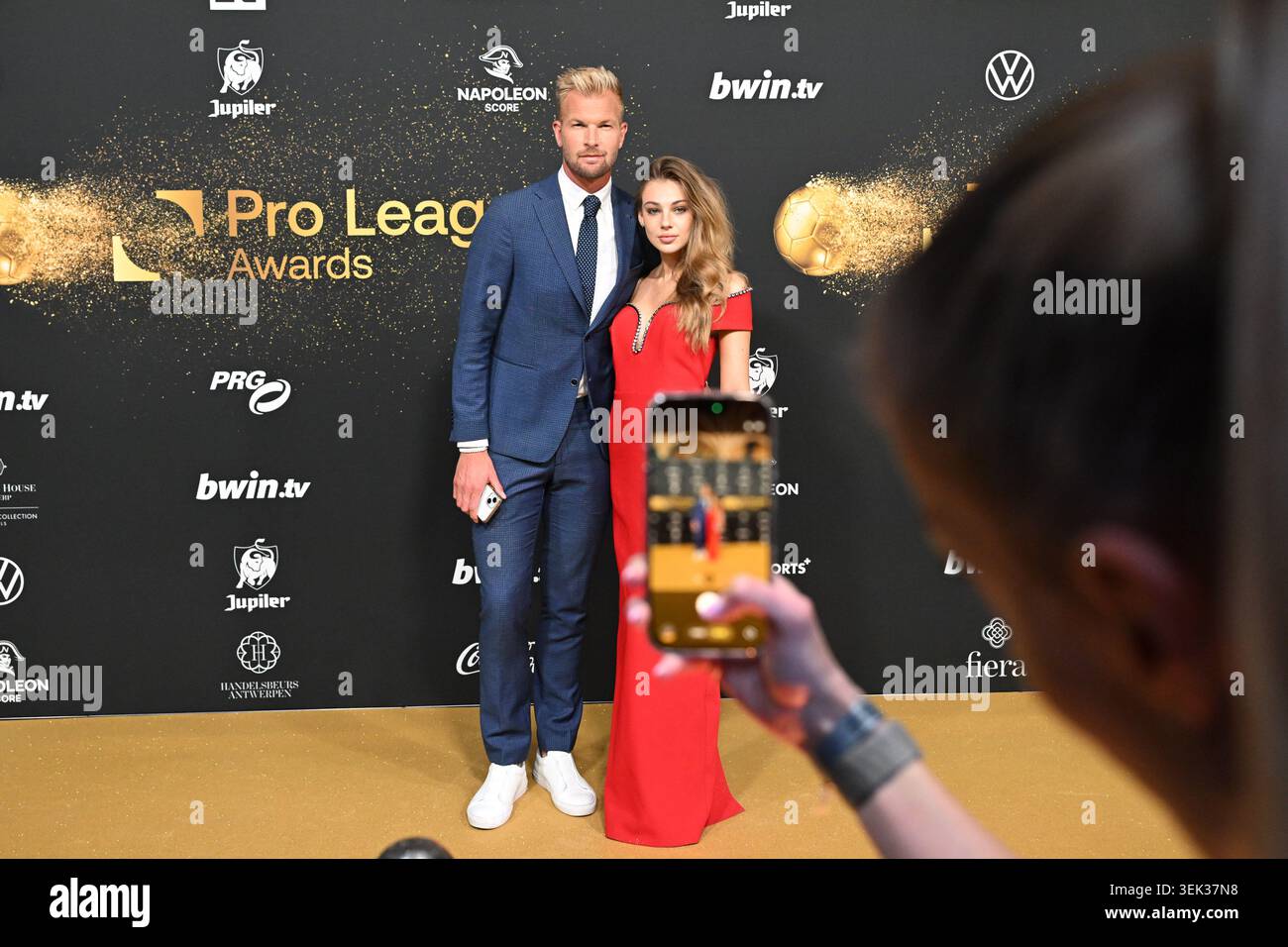 Ruben Van Gucht and Valentine Besard pictured during the Pro League ...