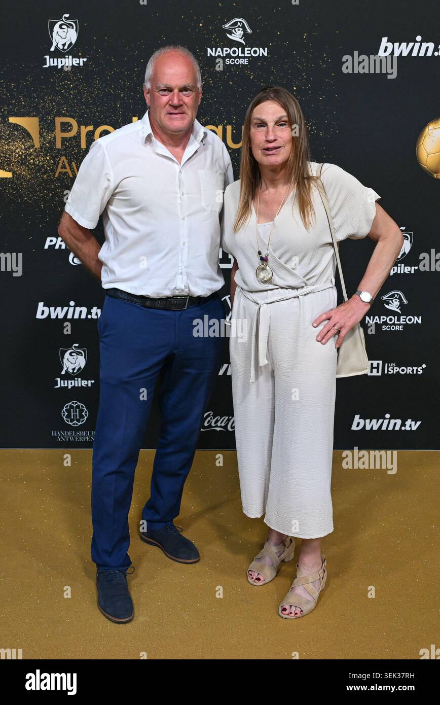 Guido Brepoels and Betty Van Proeyen pictured during the Pro League ...