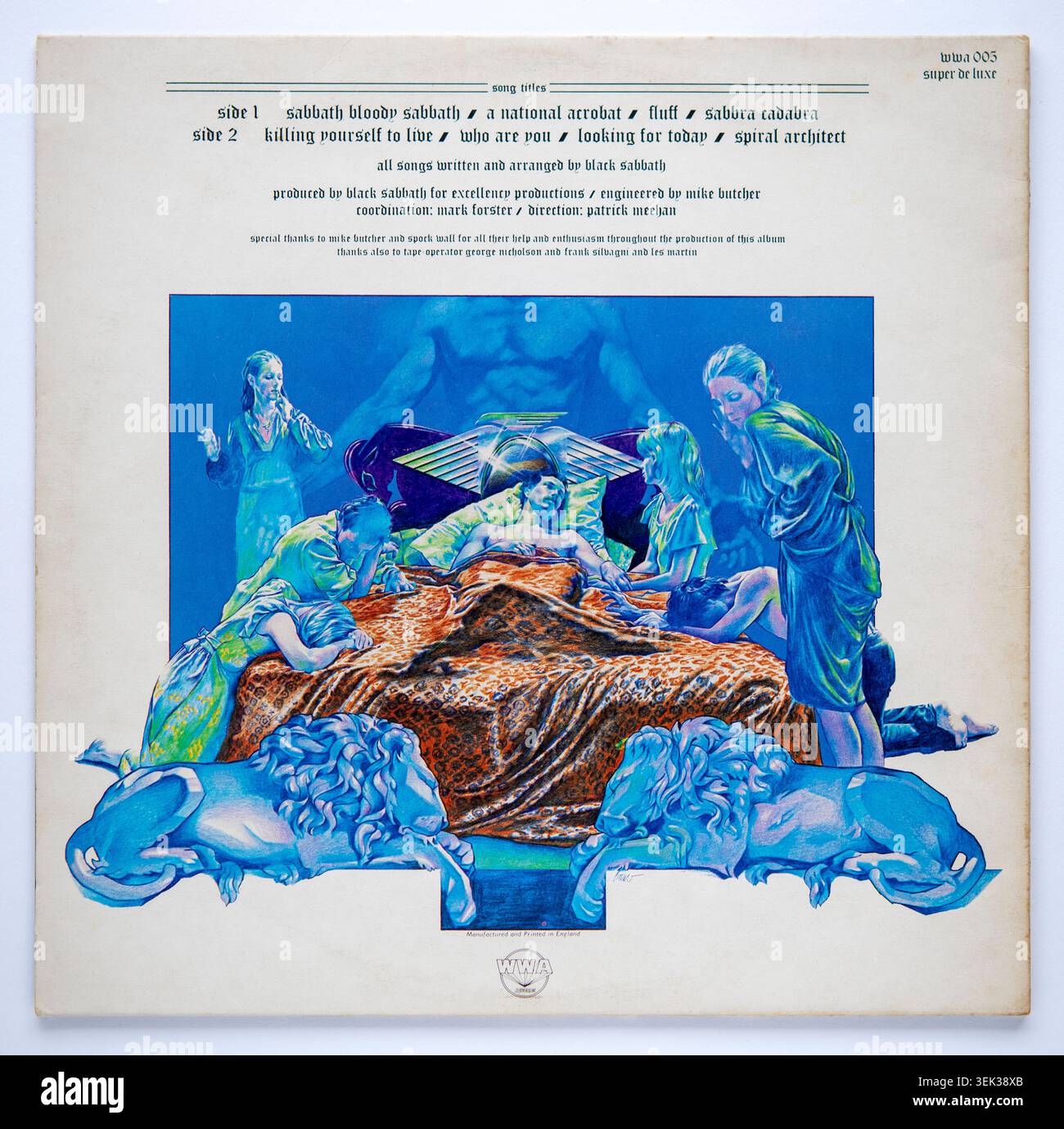 Back cover of Sabbath Bloody Sabbath, the fifth studio album by Black ...