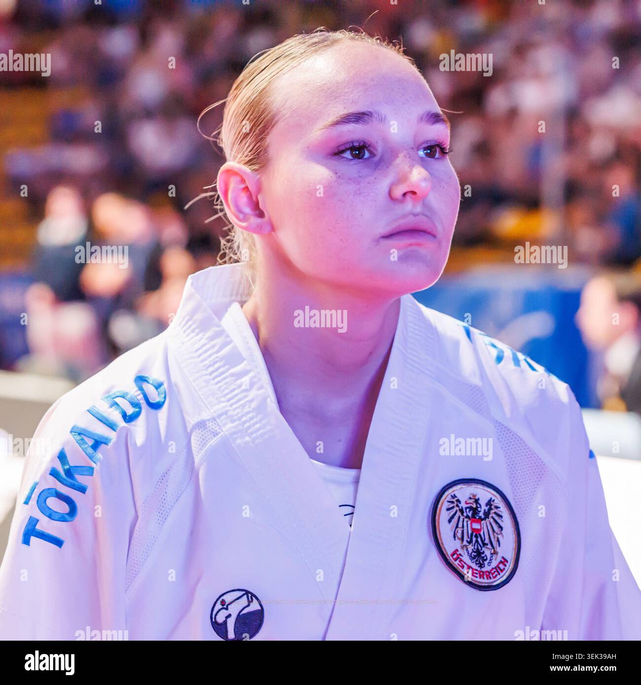 Bronze-Match Team-Kumite Frauen; Österreich (blau), 24.05.2026 ...