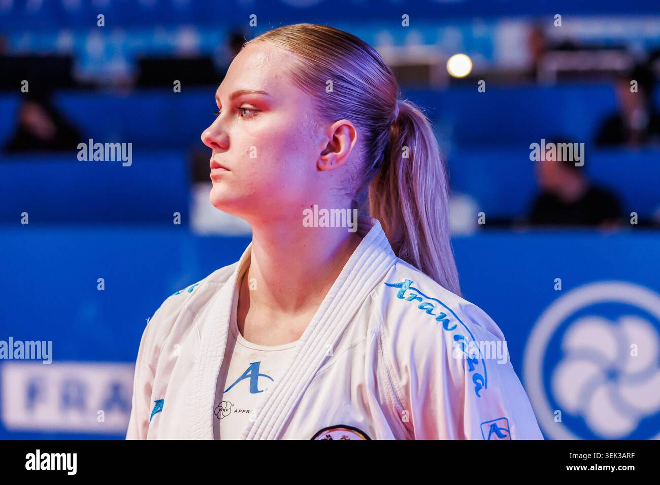 Bronze-Match Team-Kumite Frauen; Österreich (blau), 24.05.2026 ...