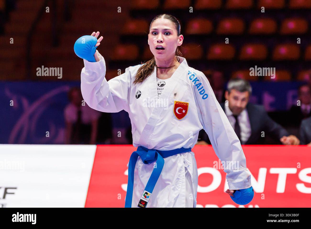 Finale Kumite Frauen -55; Zumra Rezzan Im (TUR, blau), 23.05.2026 ...