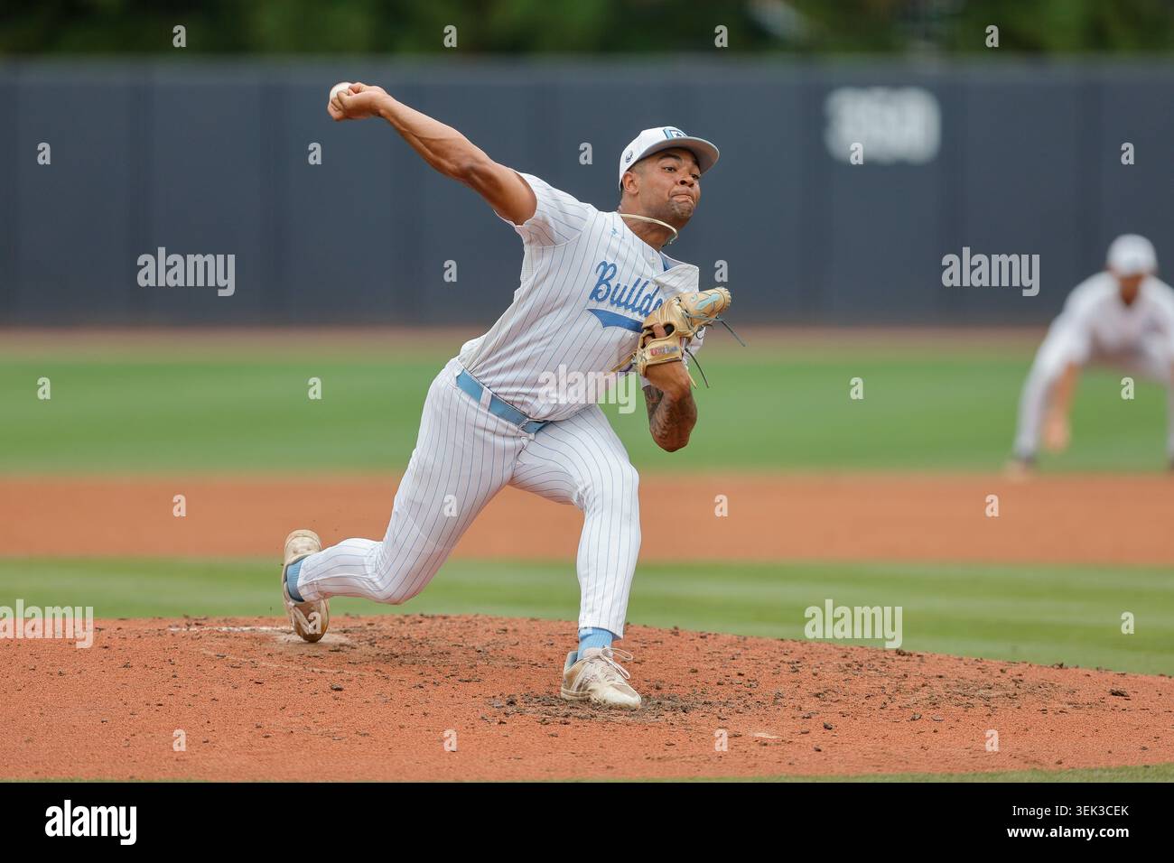 Citadel's Bryce Coulter (19) pitches during an NCAA regional baseball ...