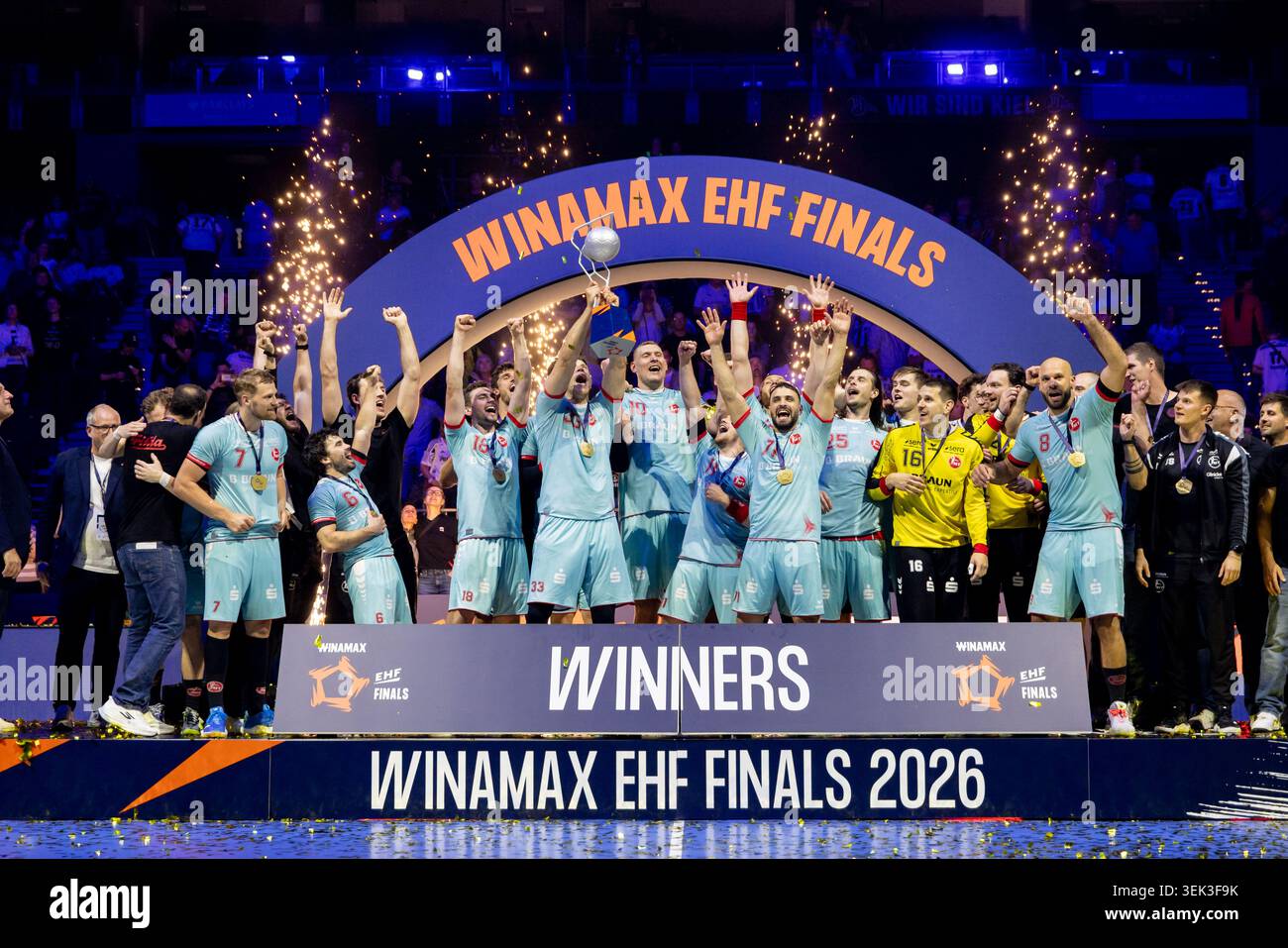 31 May 2026, Hamburg: Handball, Men: EHF European League, THW Kiel - MT ...