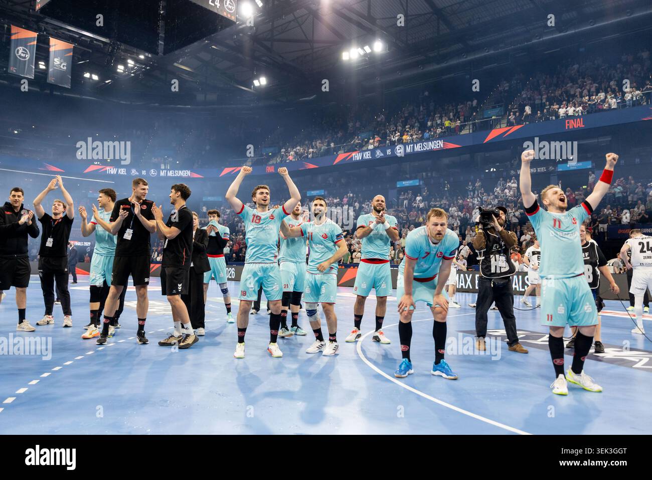 31 May 2026, Hamburg: Handball, Men: EHF European League, THW Kiel - MT ...