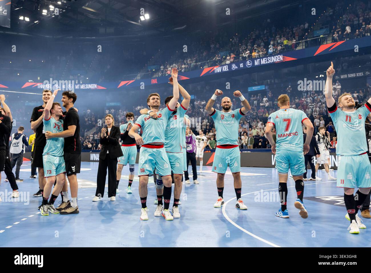 31 May 2026, Hamburg: Handball, Men: EHF European League, THW Kiel - MT ...