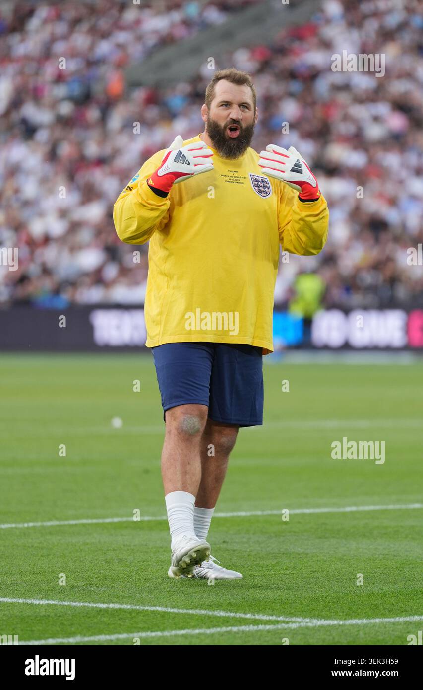 England's Joe Marler during Soccer Aid for UNICEF 2026 at London ...