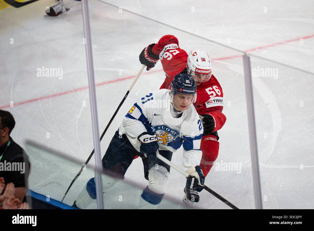 IPA85222234 - #56BERNI Tim (SWI) , 21 PUISTOLA Patrik during IIHF World ...