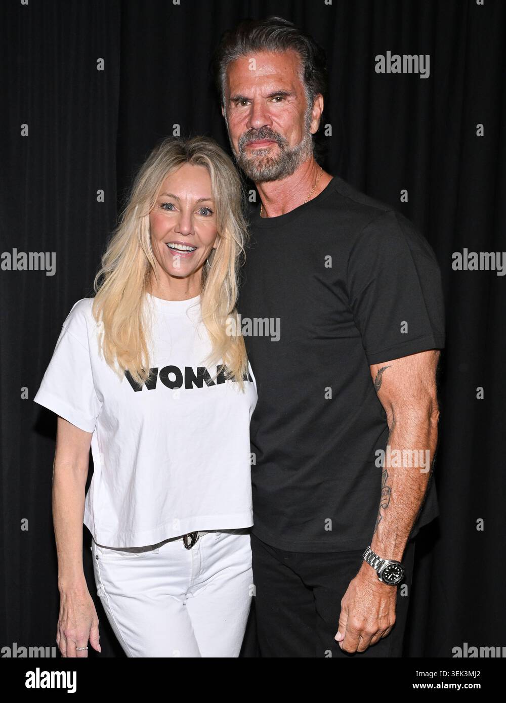 Heather Locklear and Lorenzo Lamas arriving to Hollywood Show at ...