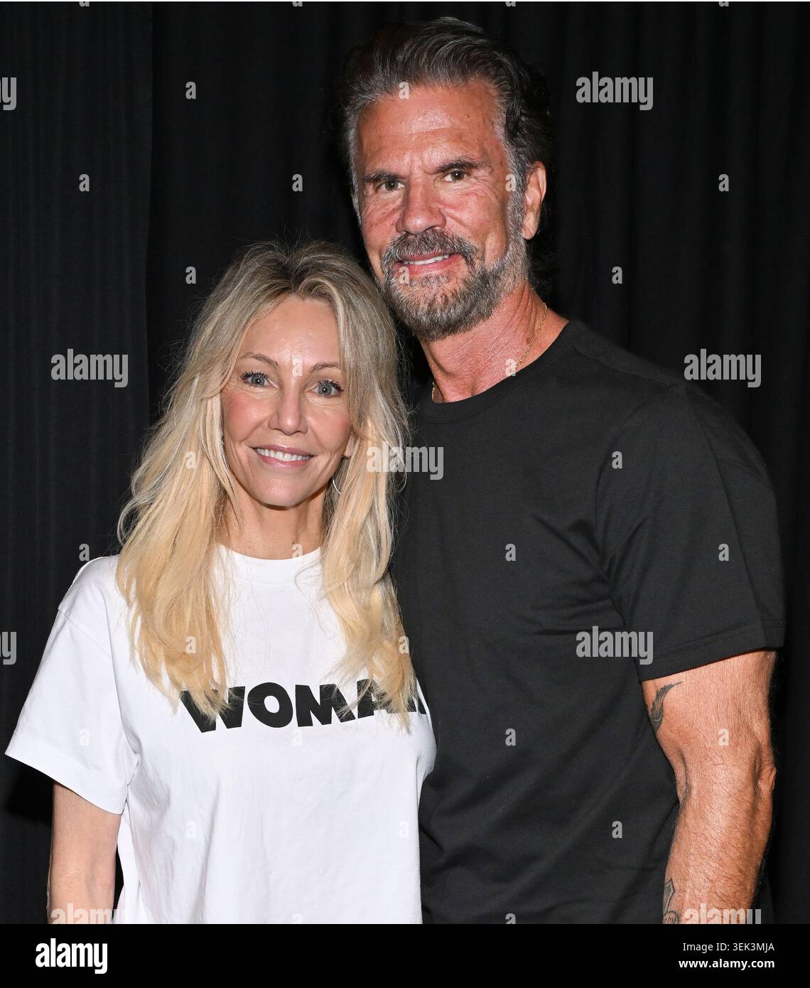 Heather Locklear and Lorenzo Lamas arriving to Hollywood Show at ...
