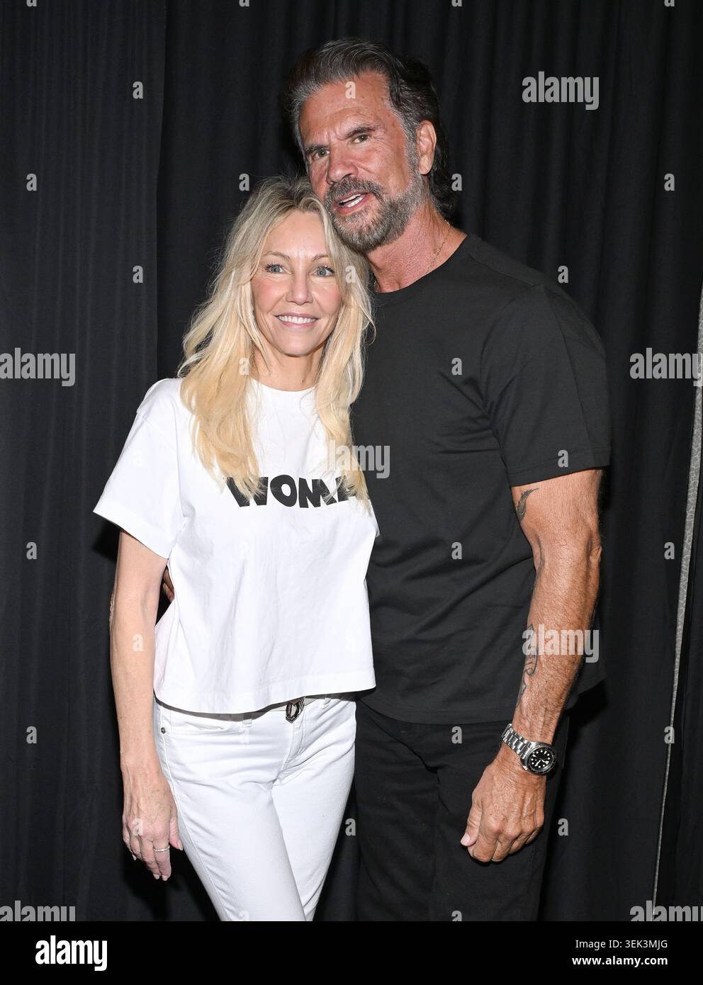 Heather Locklear and Lorenzo Lamas arriving to Hollywood Show at ...