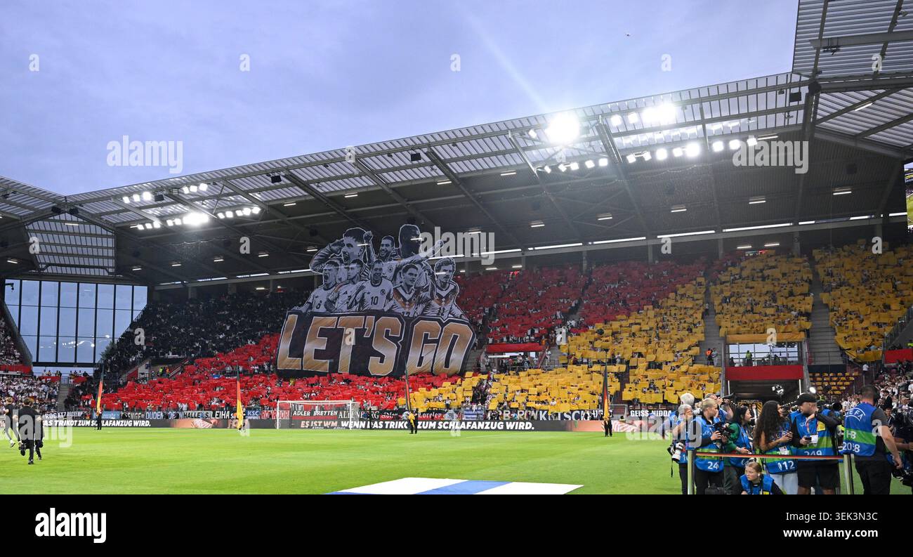 Fans supporters Germany, choreography, MEWA Arena Mainz, May 31, 2026 ...