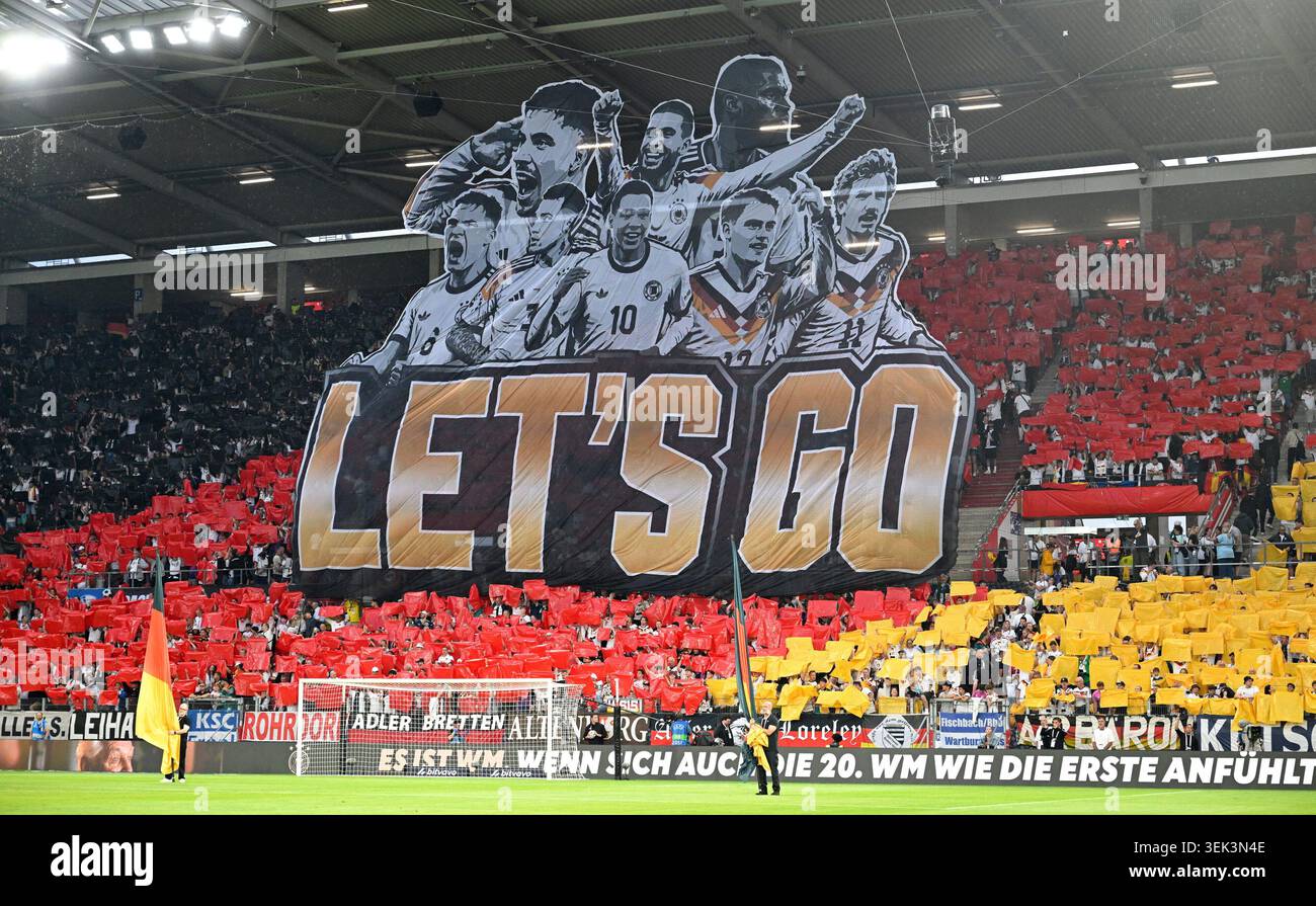 Fans supporters Germany, choreography, MEWA Arena Mainz, May 31, 2026 ...