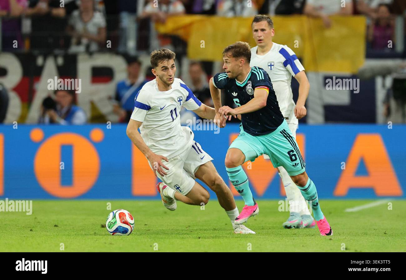 from left: Adam Markhiev, Joshua Kimmich (Germany) Mainz, May 31, 2026 ...