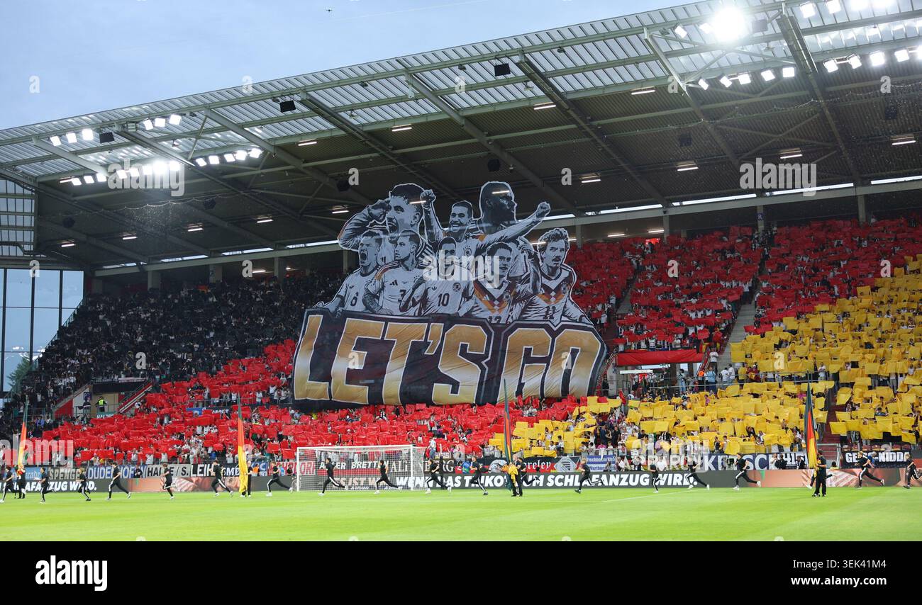 Fans supporters Germany, choreography, MEWA Arena Mainz, May 31, 2026 ...