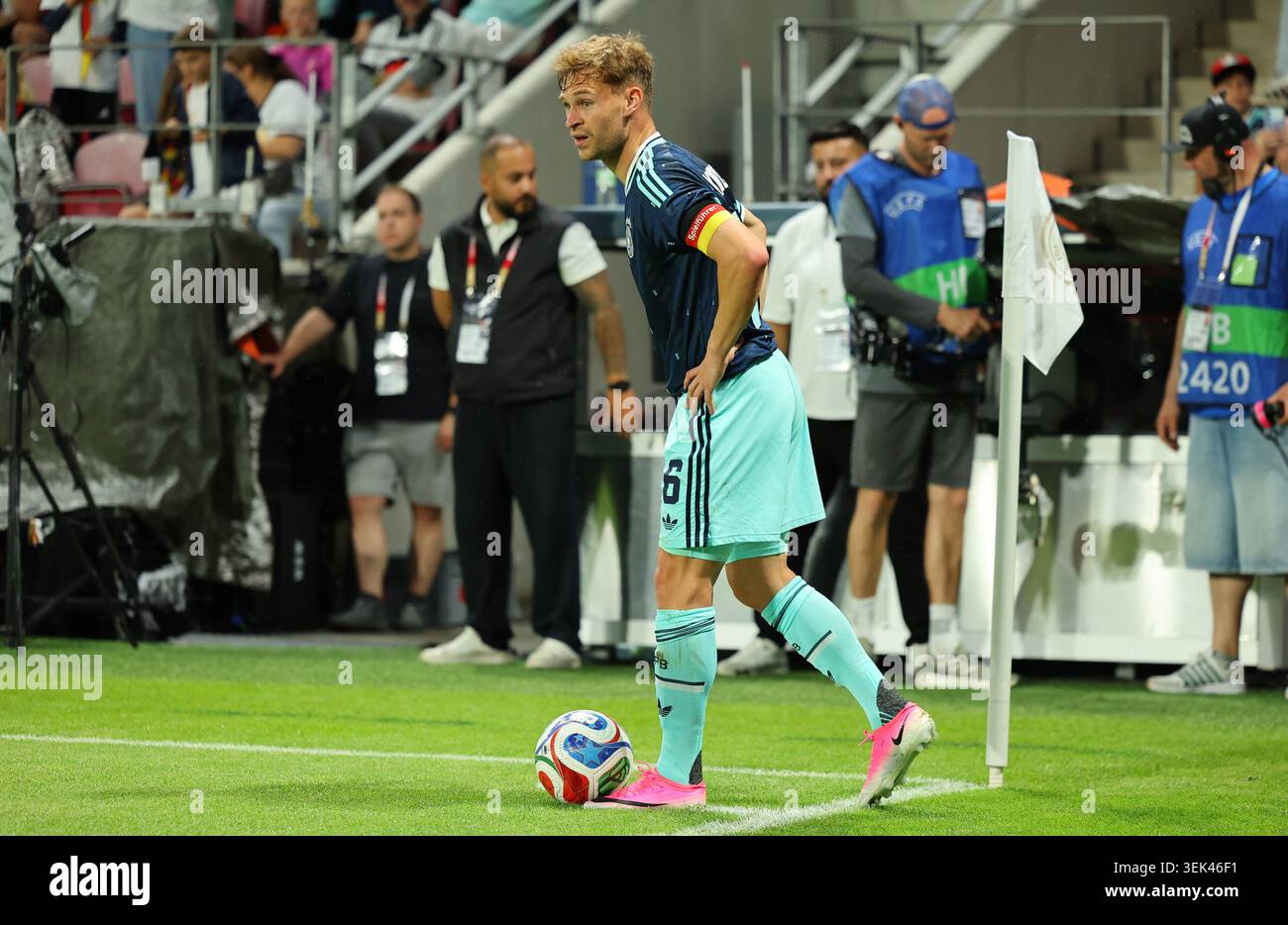 Corner kick, Joshua Kimmich (Germany) Mainz, May 31, 2026, Soccer, Test ...