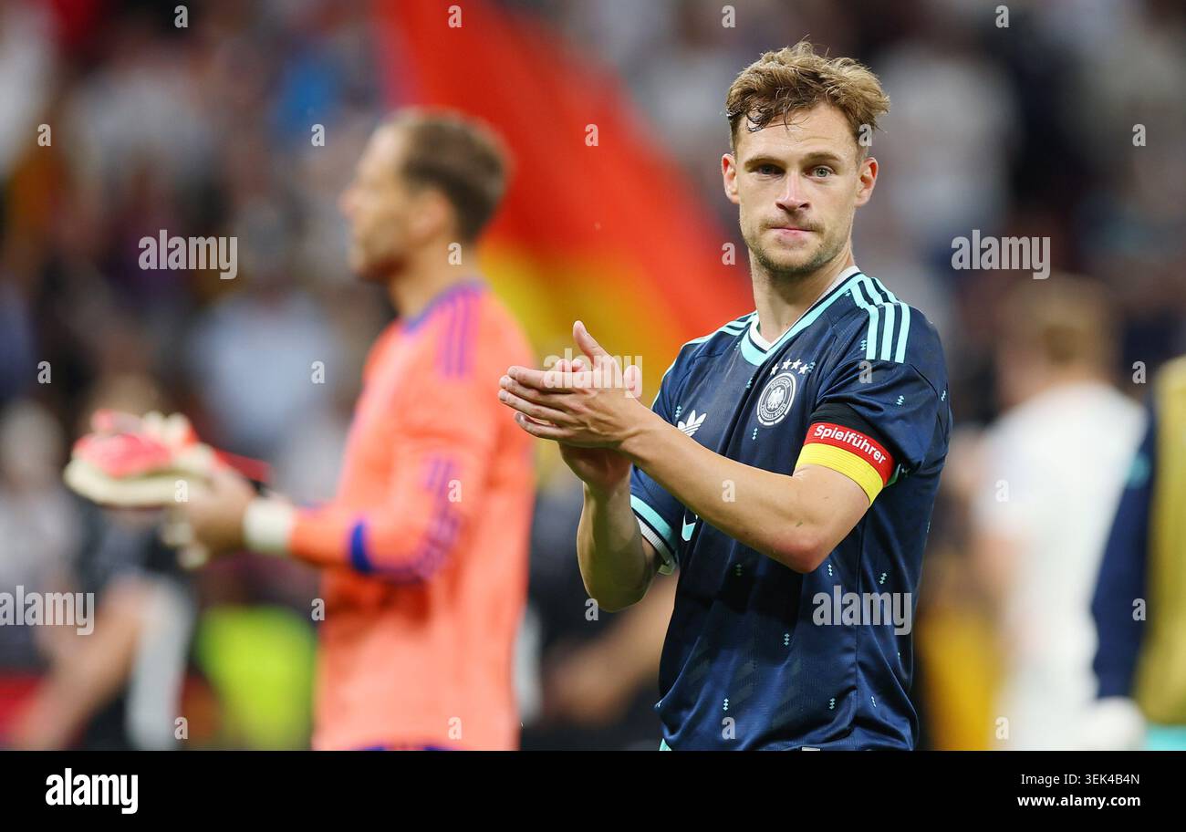 Final celebration, Joshua Kimmich (Germany) Mainz, May 31, 2026, Soccer ...