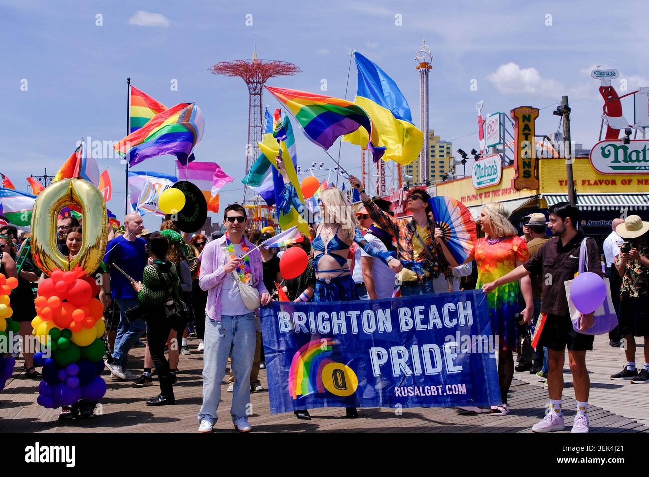 BROOKLYN, NY - MAY 31: 10th Annual Brighton Beach Pride Parade ...