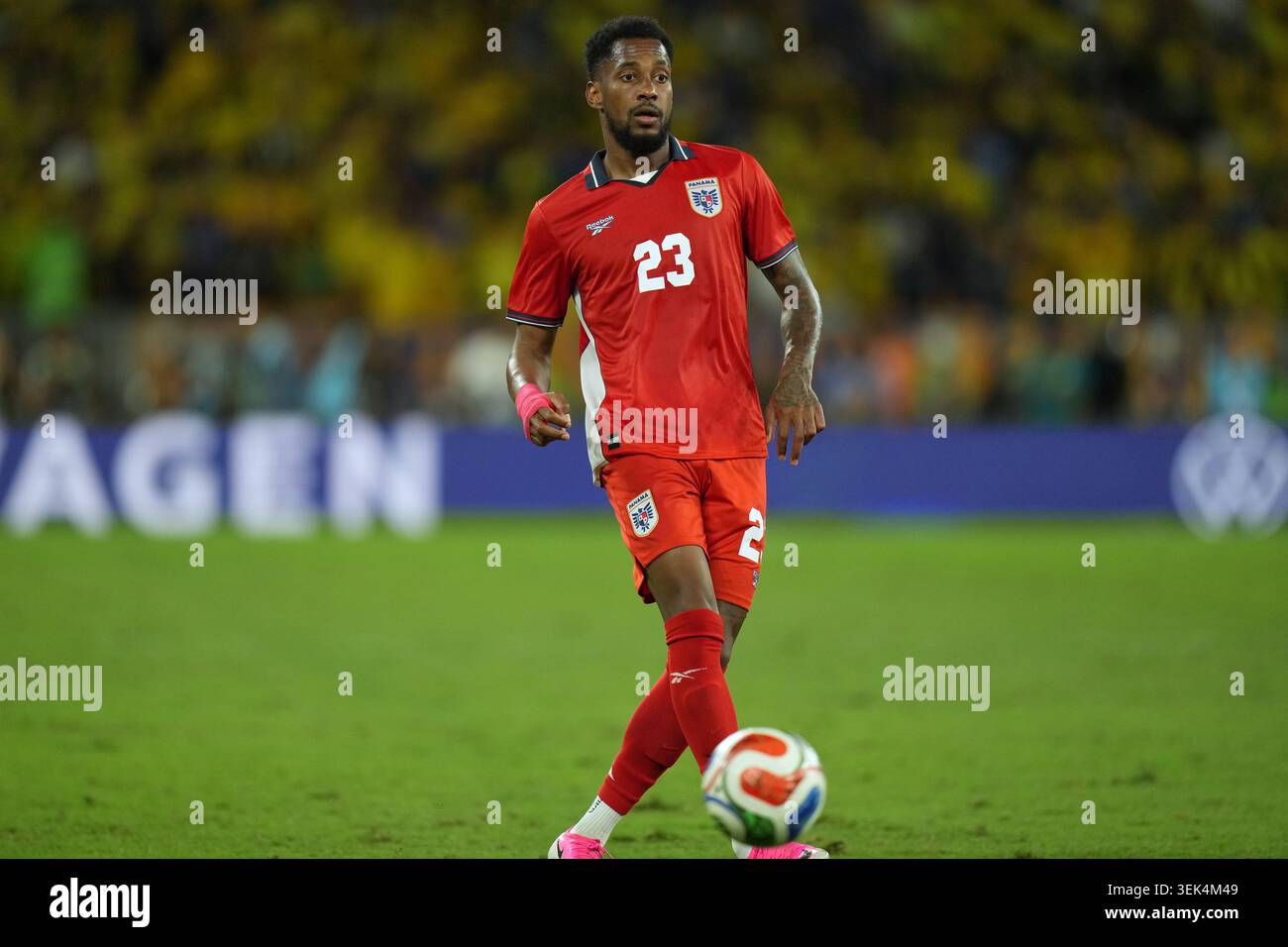 Panama's Michael Murillo controls the ball during a friendly soccer ...